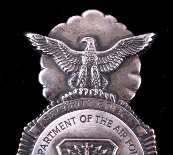 U.S. Dept. of the Air Force Security Police Badge