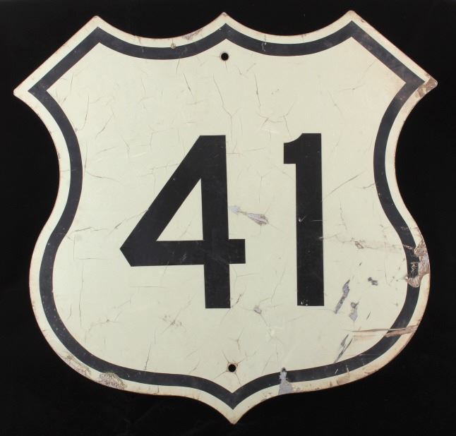 Highway Route 41 Shield Sign from Michigan