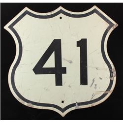 Highway Route 41 Shield Sign from Michigan