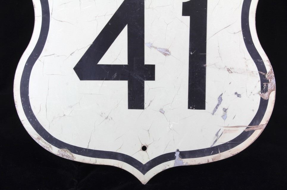Highway Route 41 Shield Sign from Michigan
