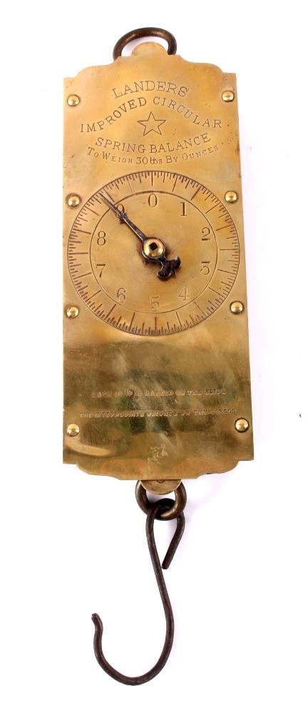 Antique Landers Improved Circular Spring Balance