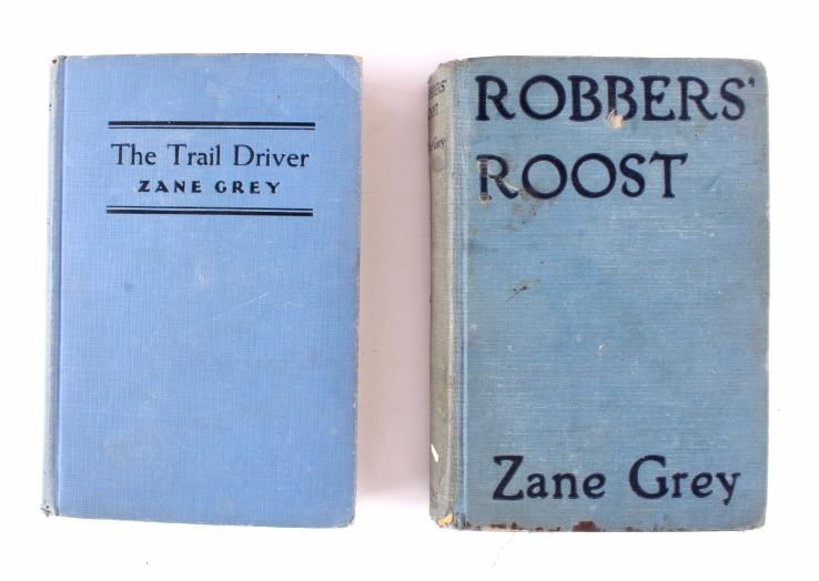 Zane Grey Hardback Book Collection