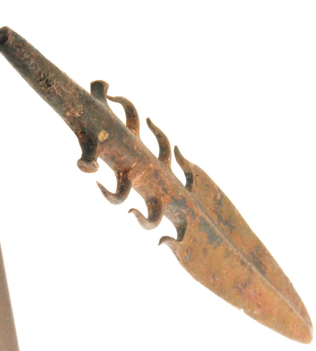 Ancient Copper Egyptian Spear Head w. Hooked rib Cage 3000 y.o, 25x14 ...