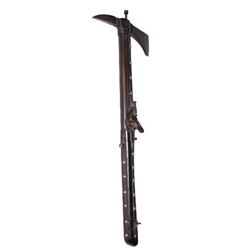 Authentic Ancient Wood & Metal Spanish Axe Gun 24", 3.25-lbs