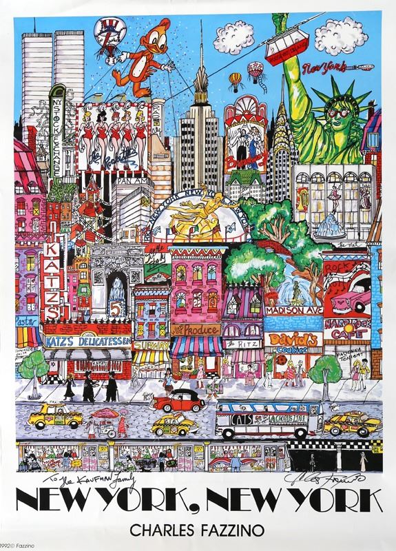 Charles Fazzino, New York, Poster
