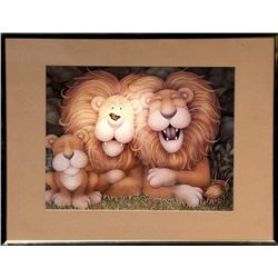 Stewart Moskowitz, Lion Family, Poster