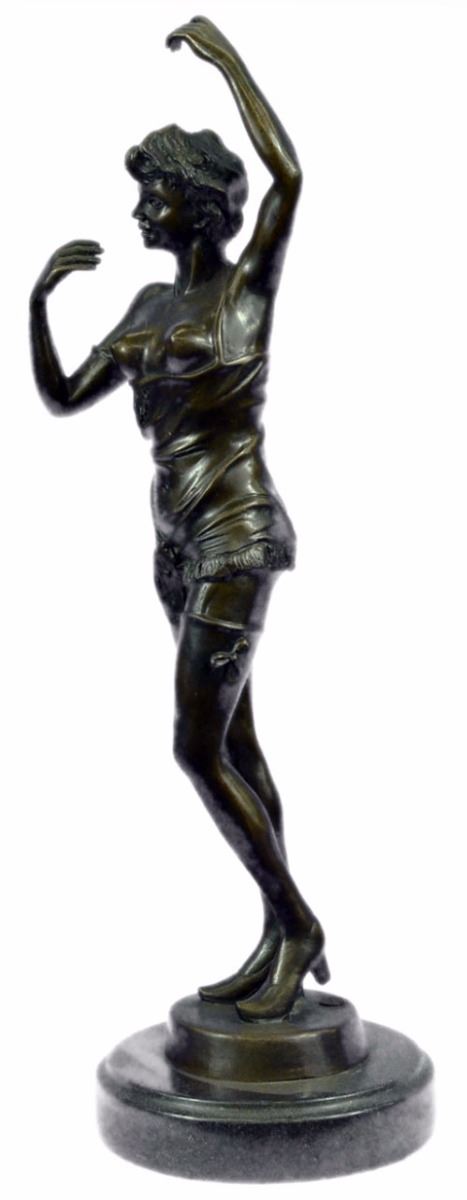 Exotic Stripper Nude Bronze Sculpture