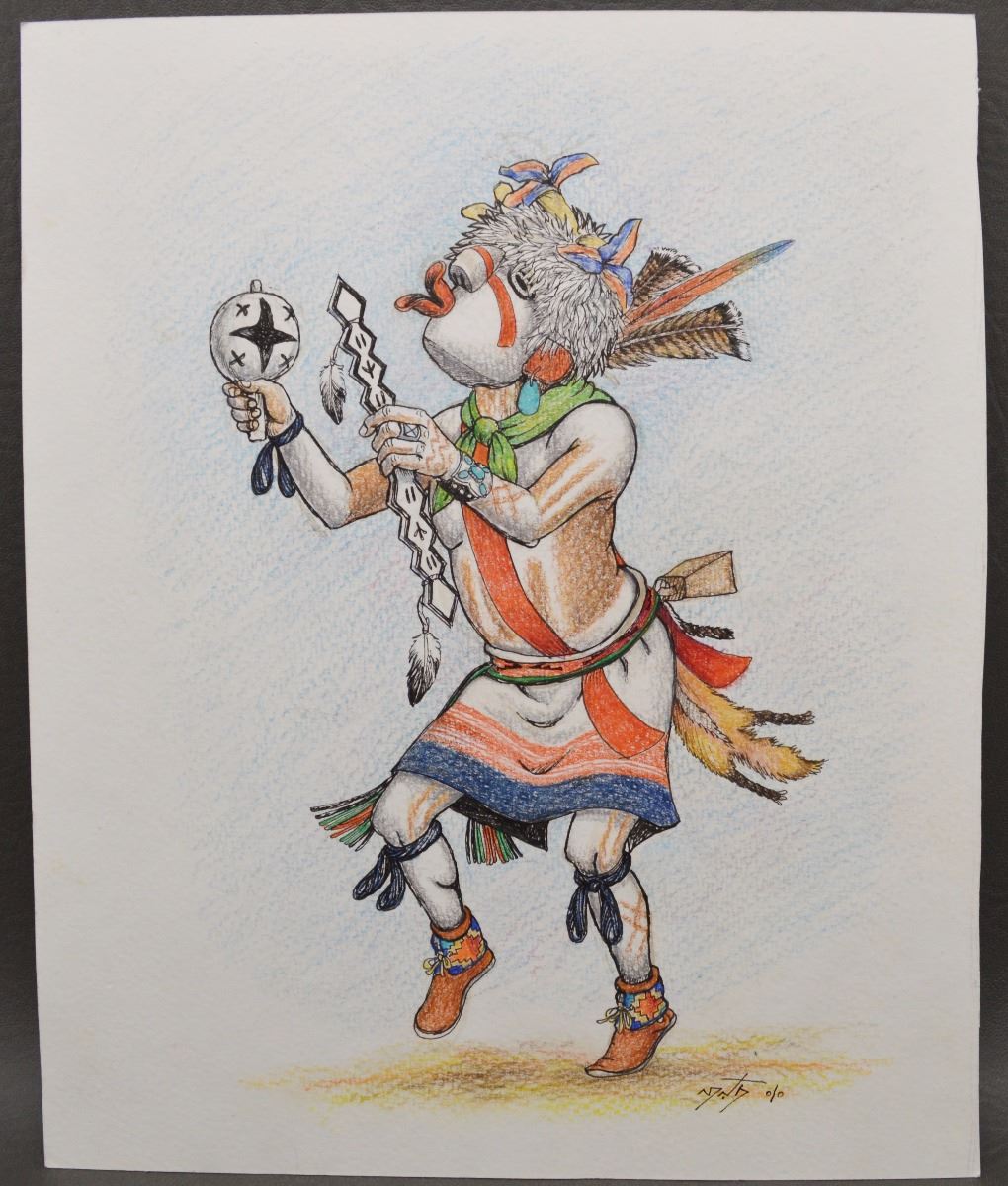 ORIGINAL HOPI PAINTING BY NEIL DAVID