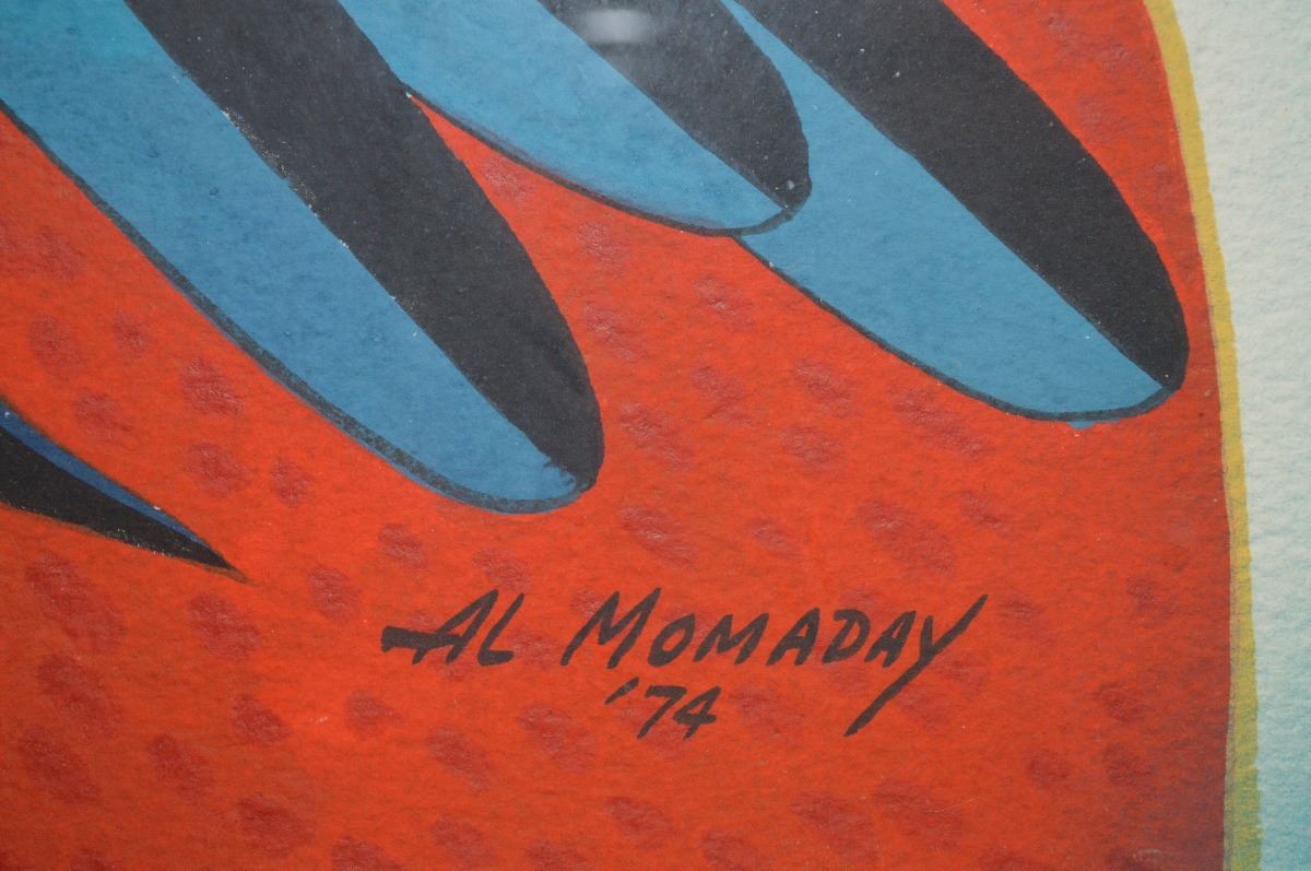 KIOWA PAINTING BY AL MOMADAY