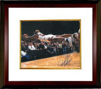 Dennis Rodman Signed Chicago Bulls 16X20 Photo Custom Framed Diving ...