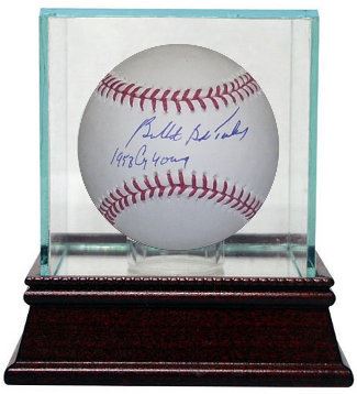 Bob Turley Signed Official Major League Baseball W/ Glass Case Bullet ...