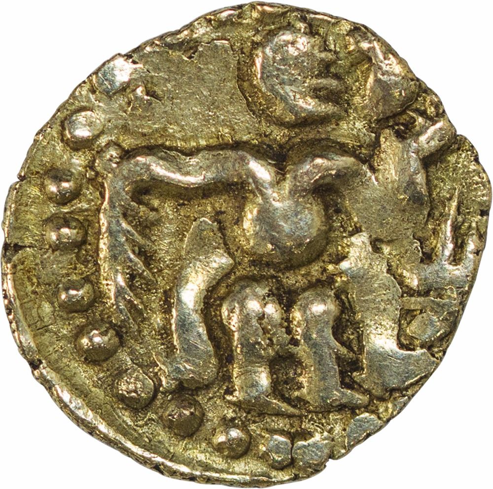 Gold Aka Coin of Raja Raja I of Srilanka.
