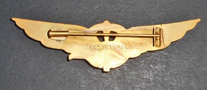 ITALIAN NAZI GERMAN LUFTWAFFE ITALIAN AXIS AVIATOR PILOT WING