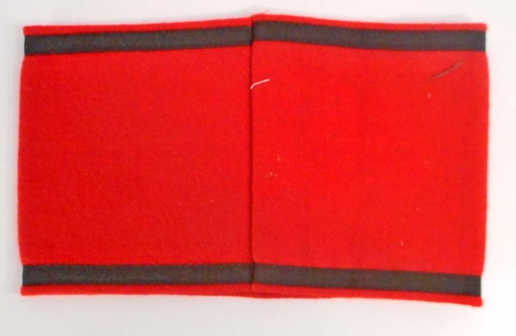 NAZI GERMAN WAFFEN SS SHULTZ STAFFEL SWASTIKA ARM BAND