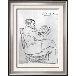 Pablo Picasso 'After' Pierre Reverdy c. 1922 Fine Art Print from Museum ...