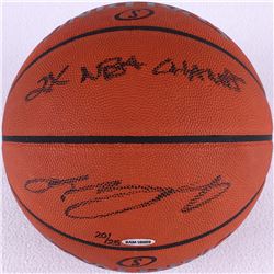LeBron James Signed LE Official NBA Game Ball Inscribed "2x NBA Champs ...