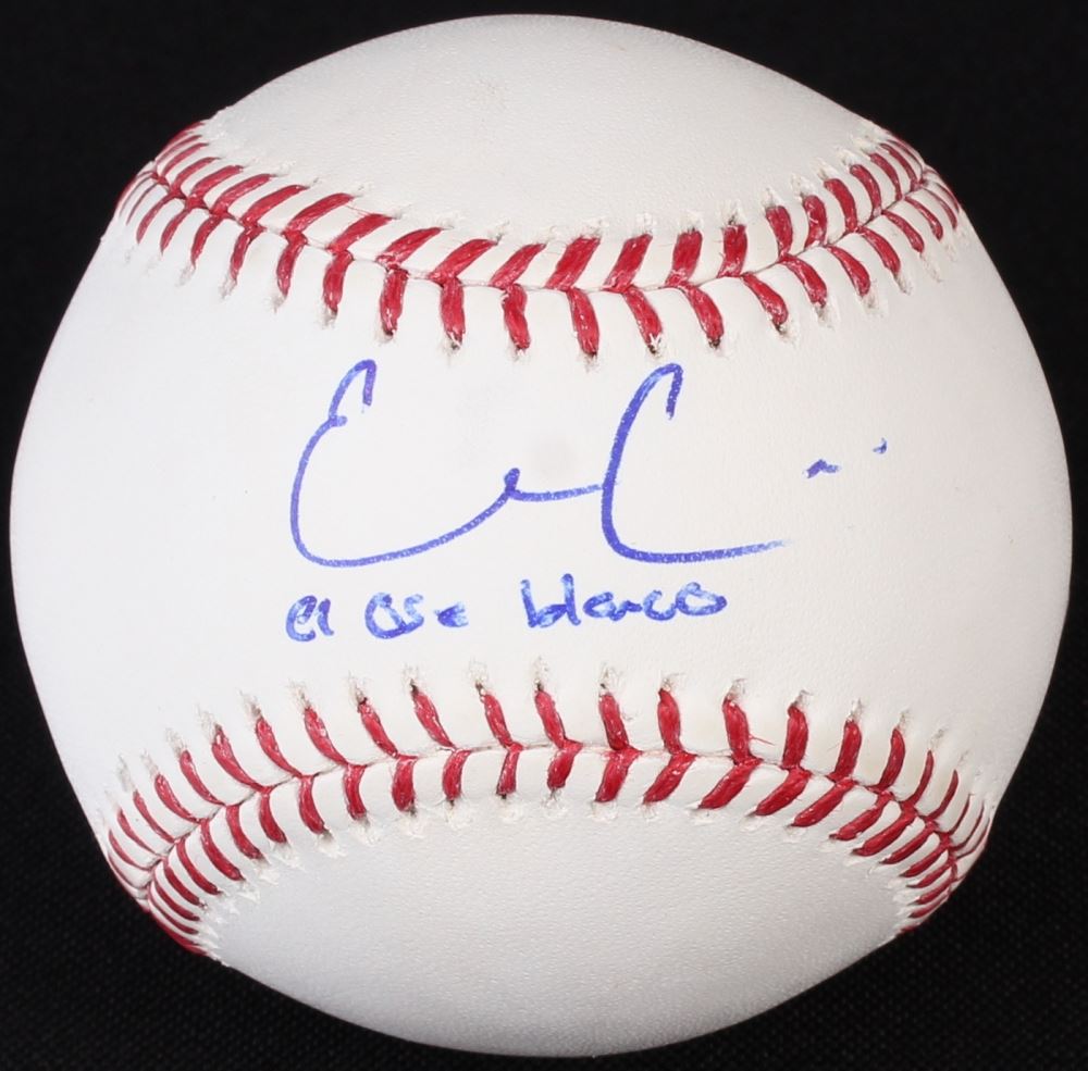 Evan Gattis Signed OML Baseball Inscribed "El Oso Blanco" (Radtke COA)