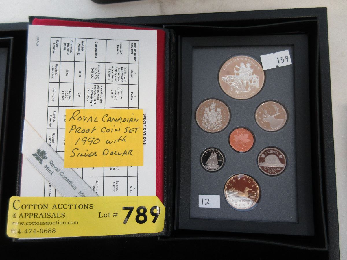 1990 Royal Canadian Proof Coin Set
