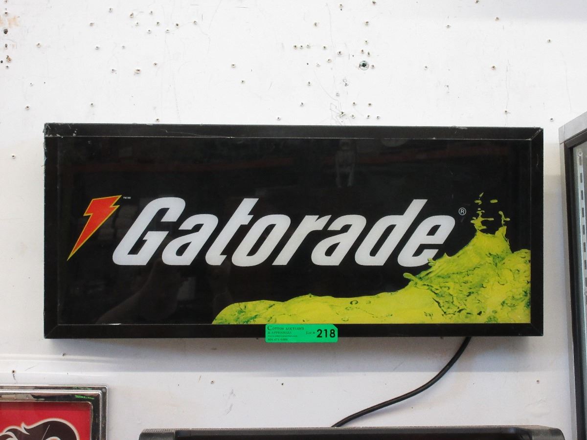 Electric Gatorade sign - used