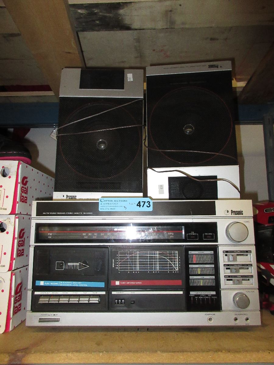 Prosonic home stereo system - used