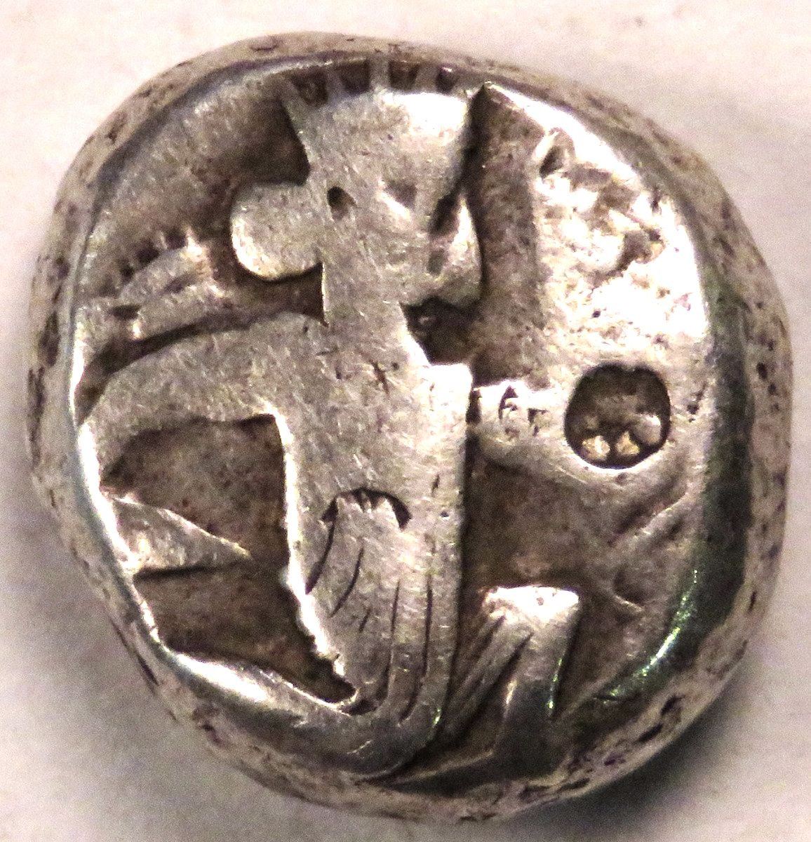 ANCIENT PERSIA ACHAEMENID DYNASTY KING DARIUS XERXES., SILVER SIGLOS ...