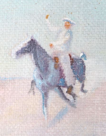 Oil Painting by Lone Wolf (Hart Merriam Schultz)