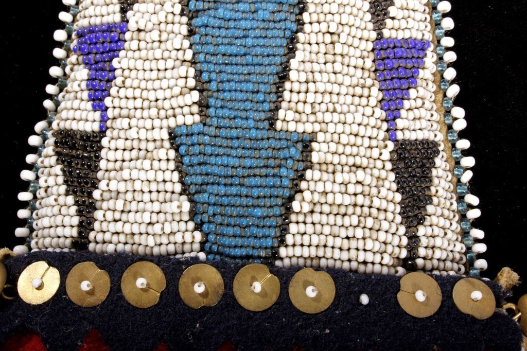 Lakota Sioux Beaded Tomahawk Drop 19th C.