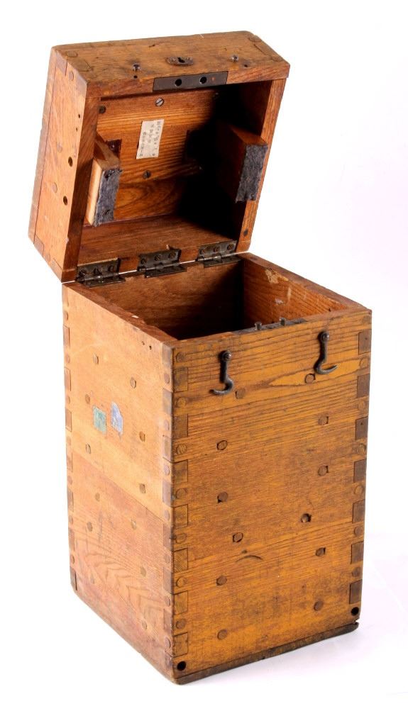 WWII Era Japanese Kamikaze Wooden Fuse Box