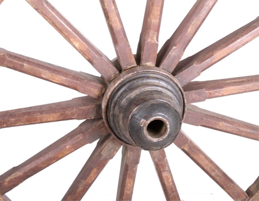Antique Western Style Wagon Wheel