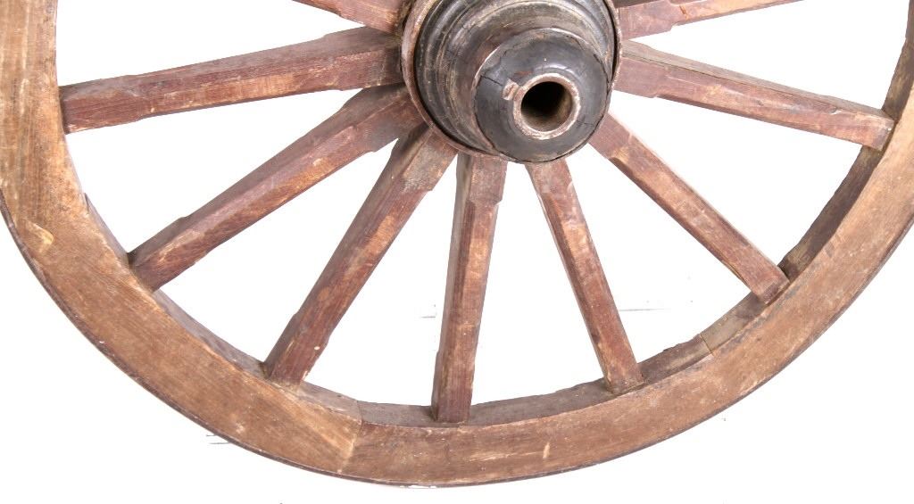 Antique Western Style Wagon Wheel