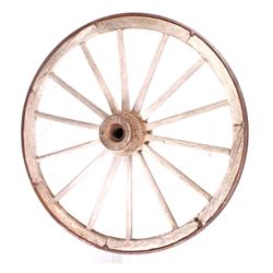Antique Western Style Wagon Wheel