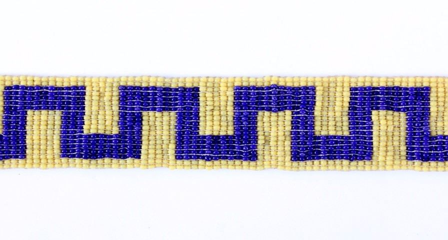 Plains Native American Beaded Strip