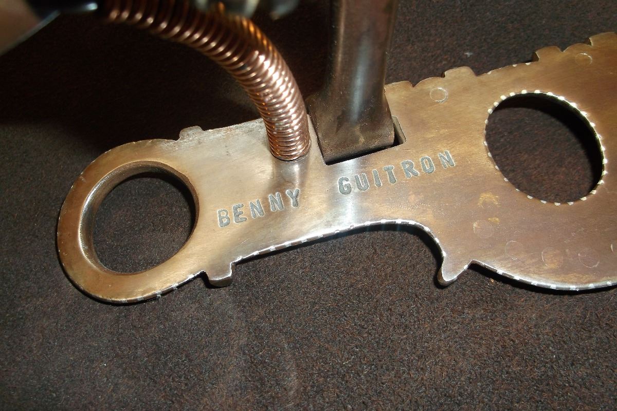 Silver Inlaid Franco Star 2015 Bit- Benny Guitron- Santa Barbara- Spade