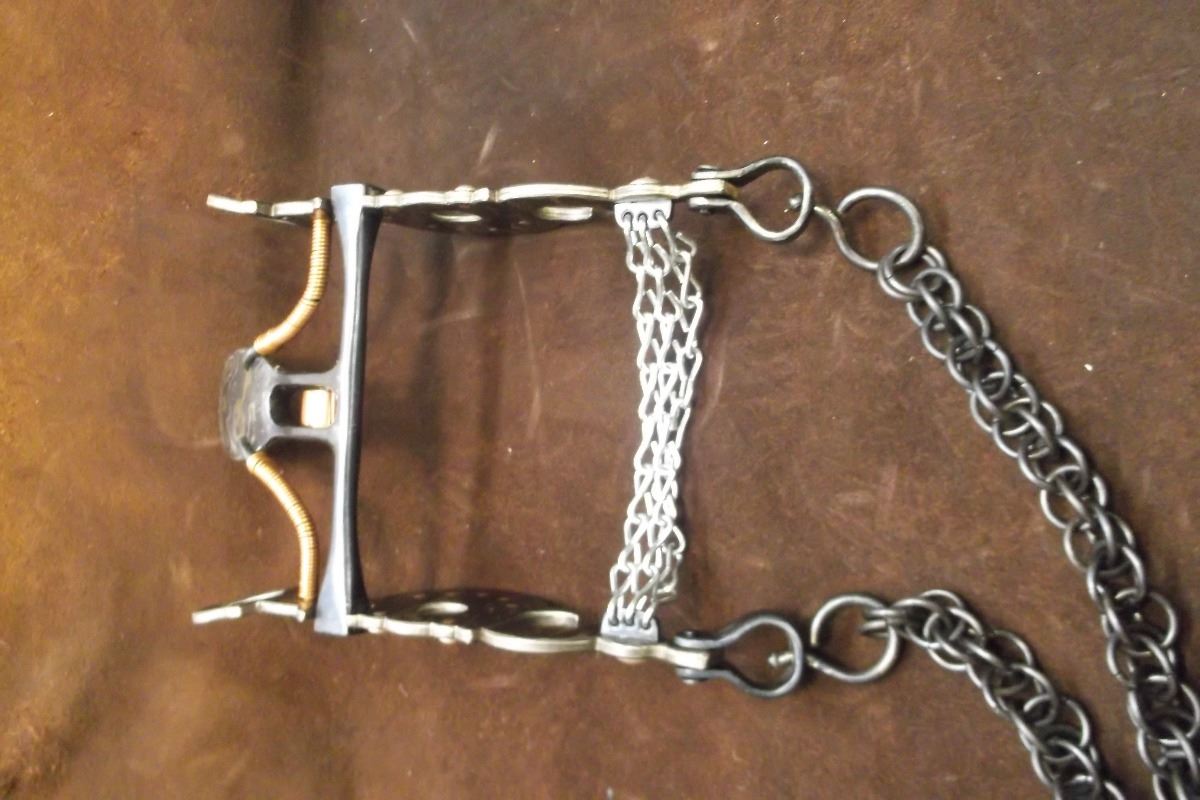 Marked Rowdy 8 Silver and Damascus Bit- Santa Barbara- Spade- 30 Layers ...