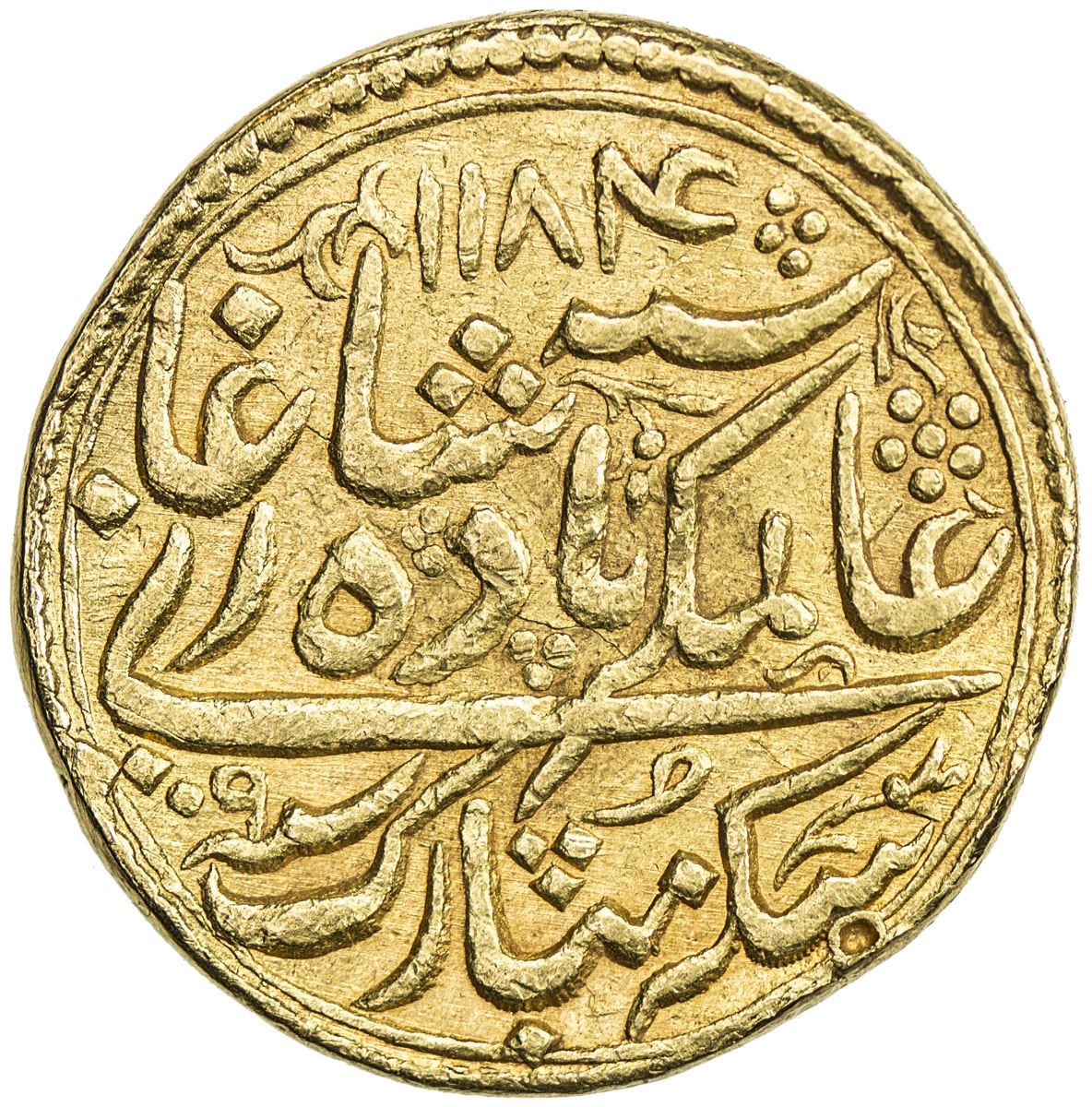 BOMBAY PRESIDENCY: AV 15 rupees (11.87g), Bombay, 1770//AH1184 year 9 ...