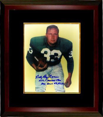Billy Ray Barnes Signed Philadelphia Eagles 8X10 Photo Custom Framed W/ Dual NFL Champs 1960 & Pro B