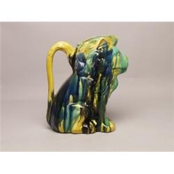 Majolica Lion Pitcher