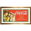 1923 Coca Cola "Four Seasons" Trolley Car Sign
