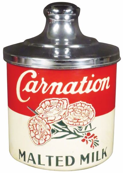 Carnation Malted Milk Aluminum Container