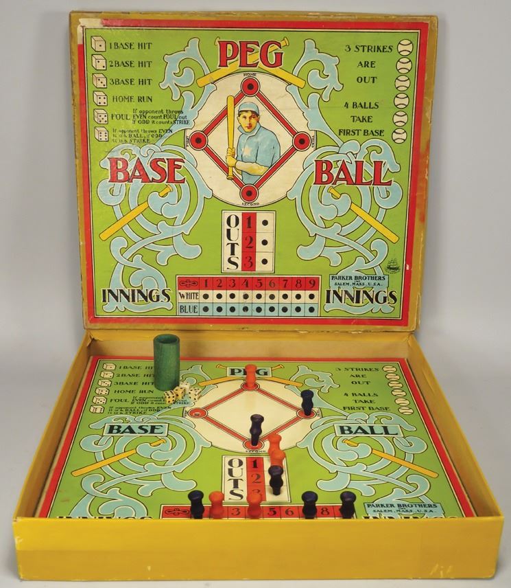 Peg Baseball Game by Parker Bros.