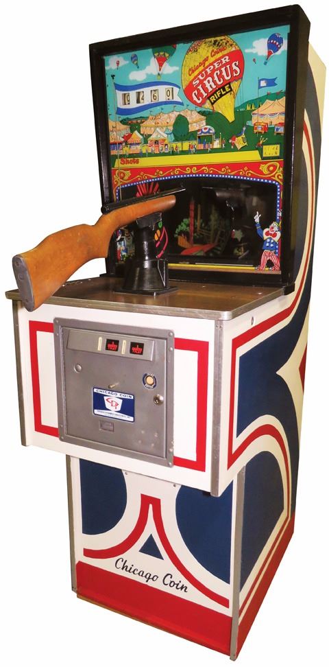 Chicago Coins Circus Rifle Arcade Game