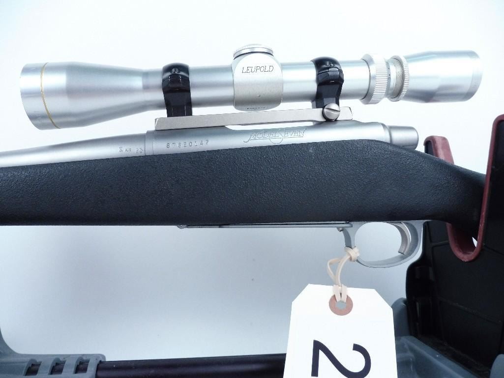 Beautiful Remington model 7 stainless steel 260 Remington w/ silver ...