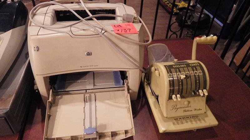 PRINTER AND CHEQUE PRINTER