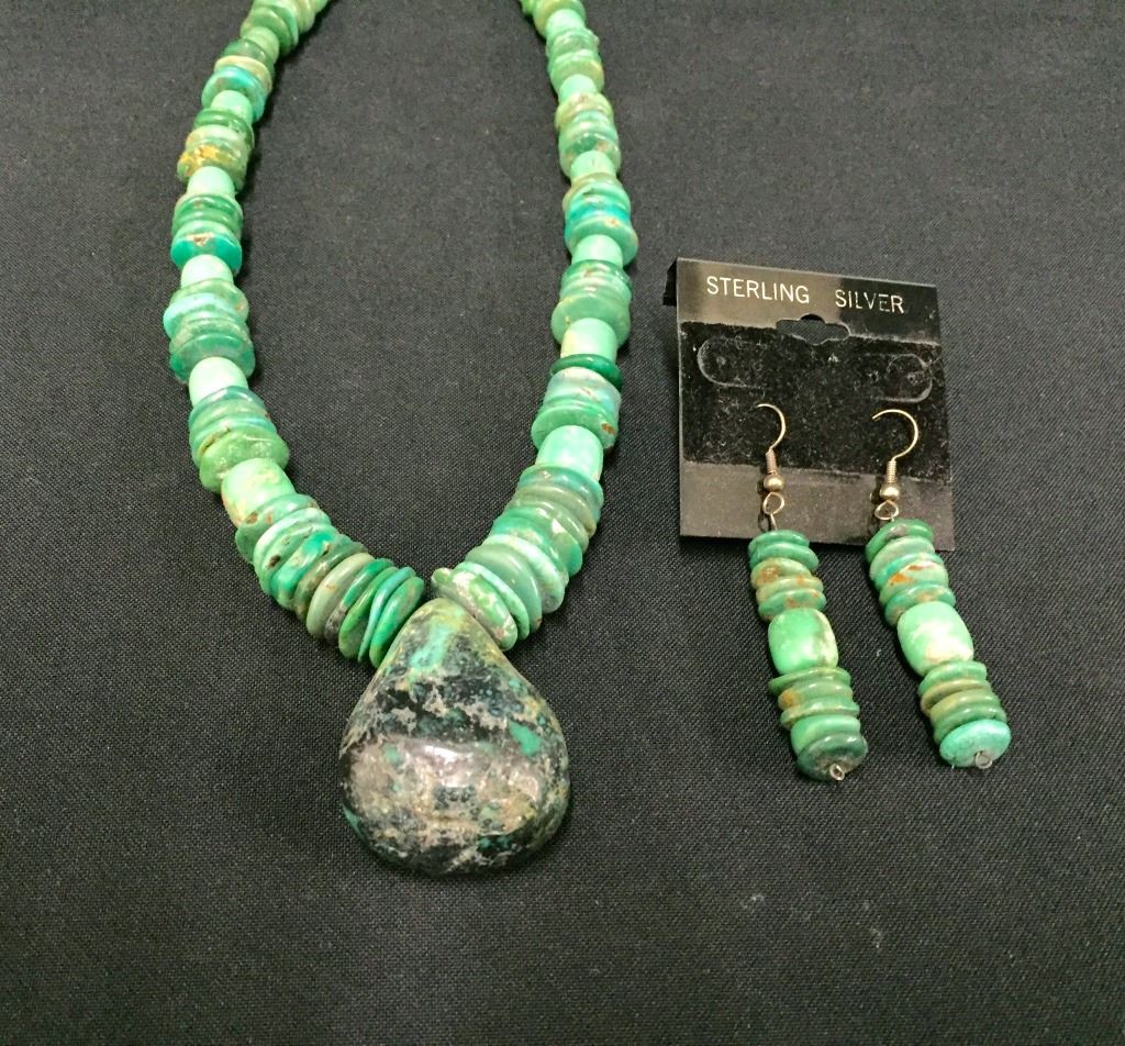 Vintage Turquoise Necklace Set