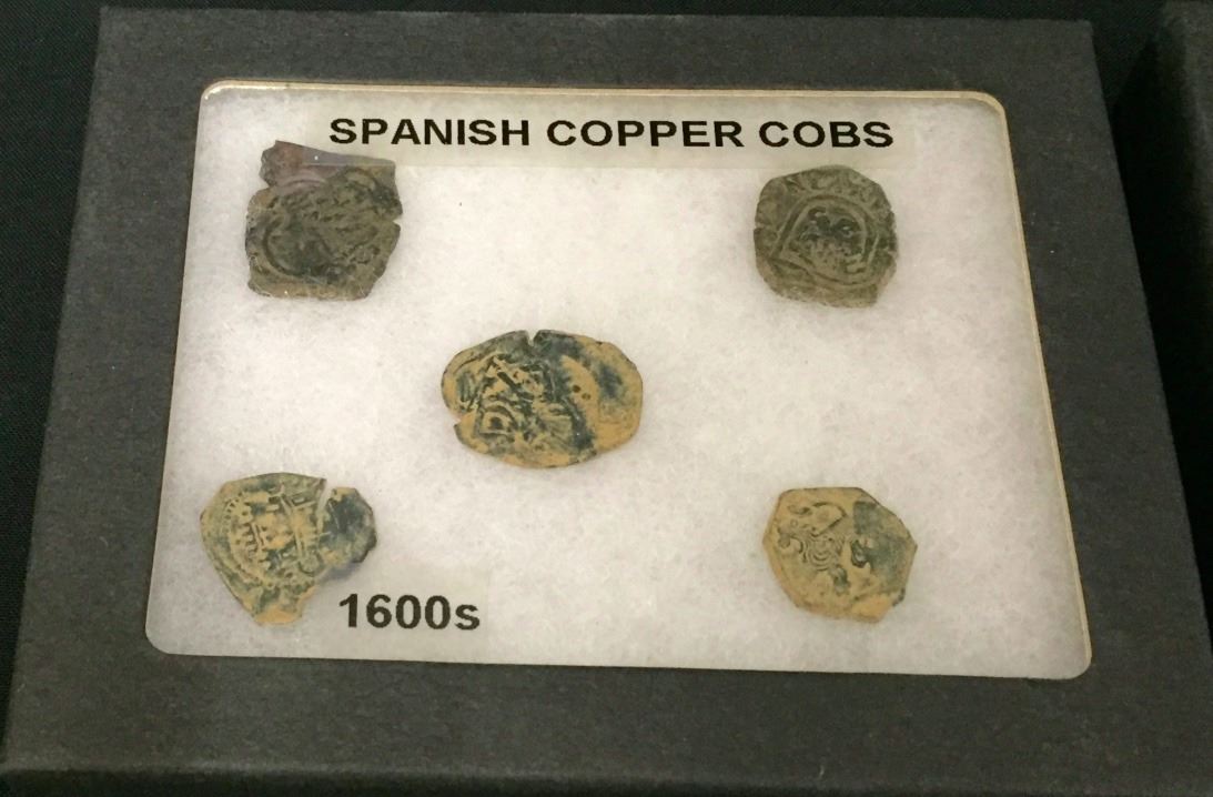 Circa 1600s Spanish Copper Coins