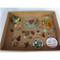 Antique Buttons/Pin/Tacks/Badges