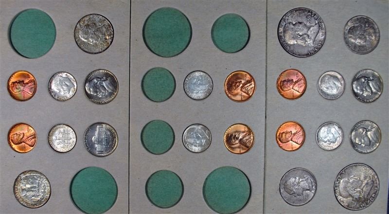 1955 MINT SET INCLUDES ORIGINAL SHIPPING ENVELOPE