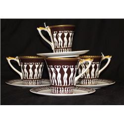 Fine Korean Hankook Tea Cup Set 4 (Fine Bone China)