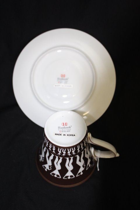 Fine Korean Hankook Tea Cup Set 4 (Fine Bone China)