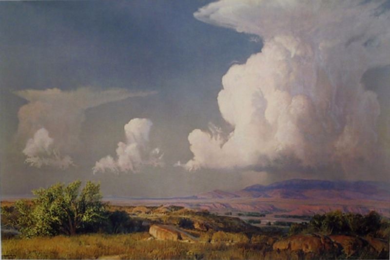 Wilson Hurley, O' Beautiful for Spacious Skies, Lithograph